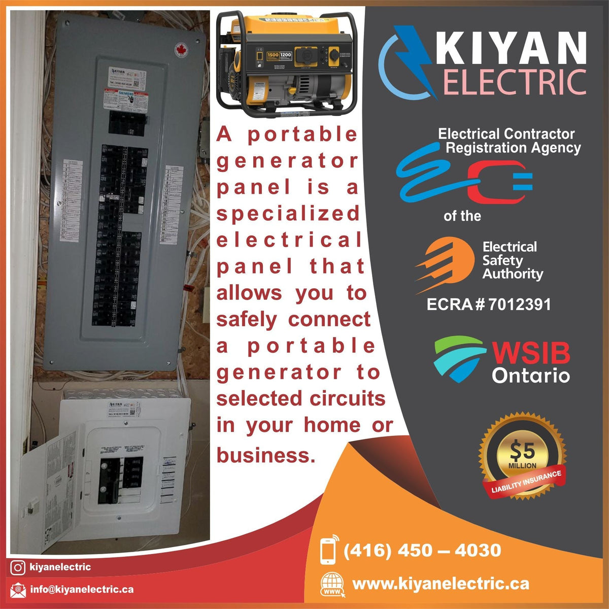 Upgrade Your Backup Power System with a Portable Generator Panel