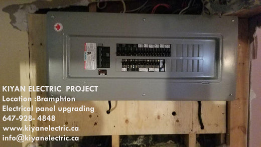 Electrical panel upgrade, fuse to breaker panel, meter base upgrading,